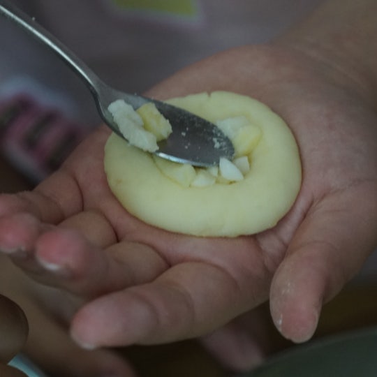 치즈감자떡 밀머리체험마을