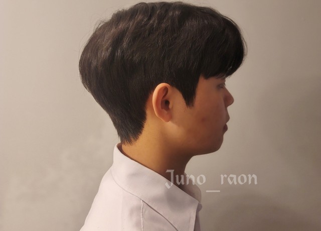 남성 세미리프컷 준오헤어 수내역2호점 라온 