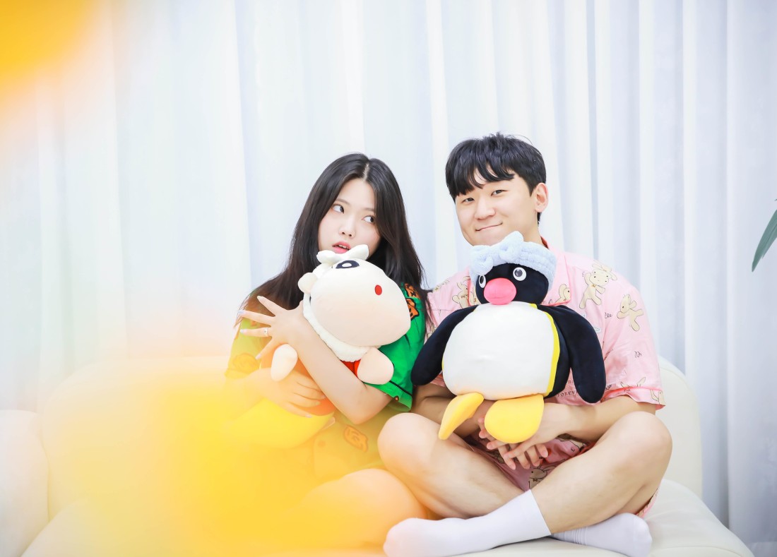 커플 우정스냅 햇살가득 셀프스튜디오